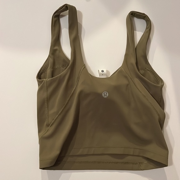 lululemon athletica | Tops | Lululemon Bronze Green Align Tank | Poshmark